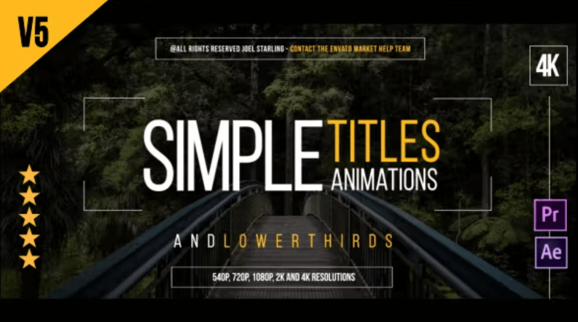 10 After Effects Title Animation Presets That Will Save Hours Of Editing 